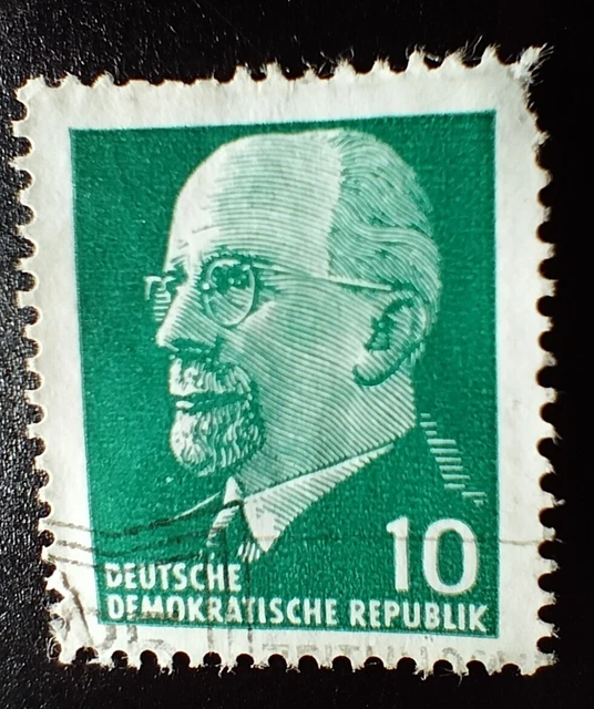 BRIEFMARKE DDR WALTER Ulbricht 10 Pf. Gestempelt EUR 1,00 - PicClick DE